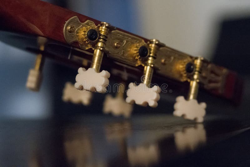 Musical Instrument Six-string Guitar Flamenco Stock Image - Image of ...