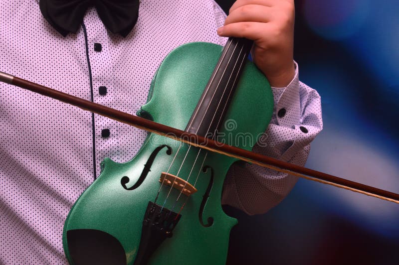 Musical instrument violin stock image. Image of color - 264528627