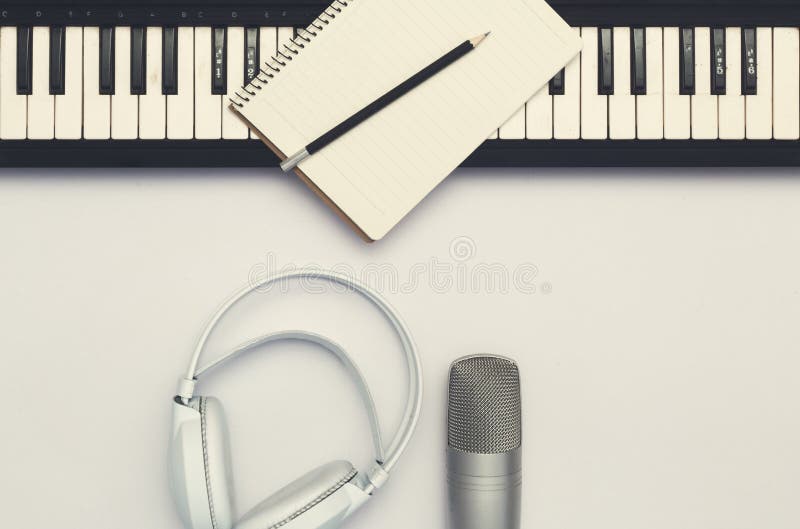 Musical Instrument on White Background. Stock Photo - Image of ...