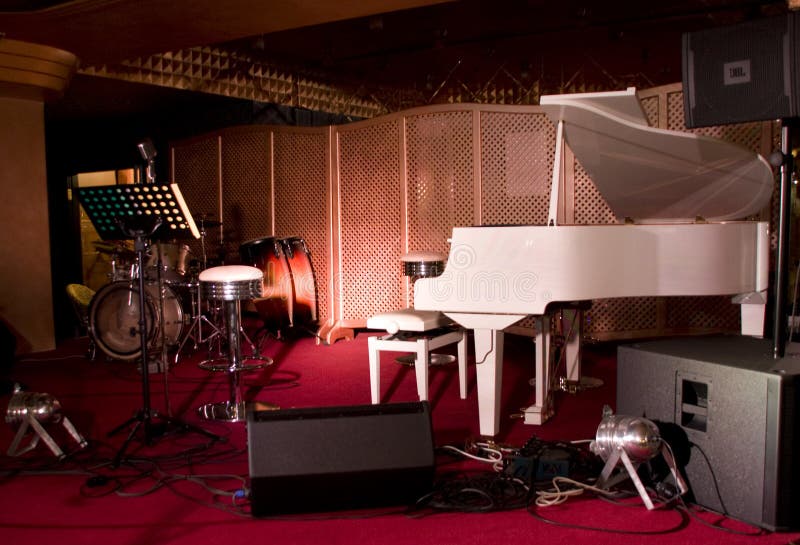 Musical Instruments Stage Setup Editorial Photo - Image of ...