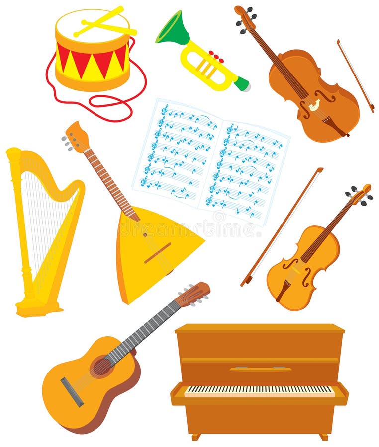 Cartoon Musical Instruments Stock Illustrations – 15,727 Cartoon ...