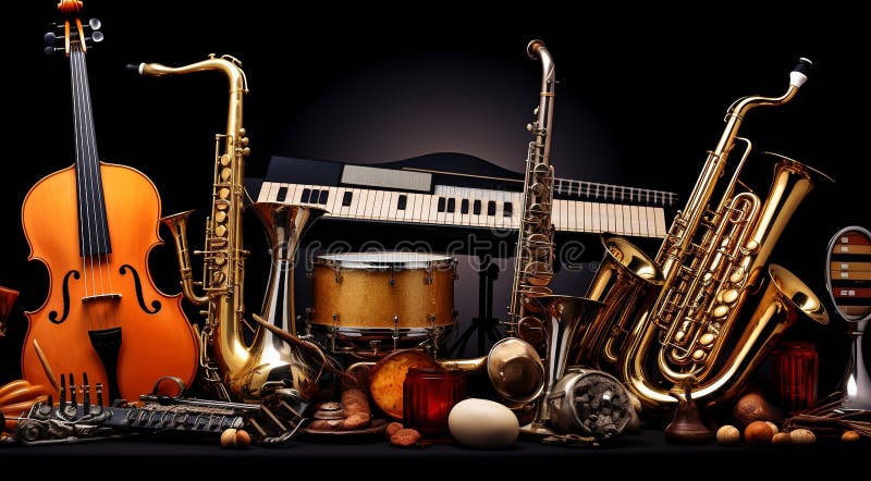 Musical Instruments, Musical Instruments Wallpaper, Abstract Music ...