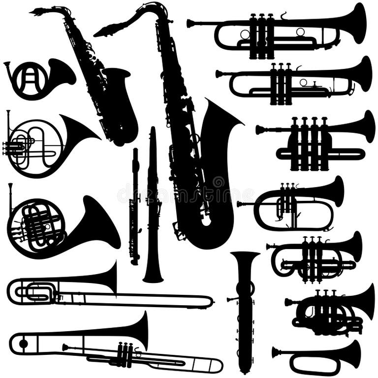 Brass Instrument Stock Illustrations – 27,564 Brass Instrument Stock ...