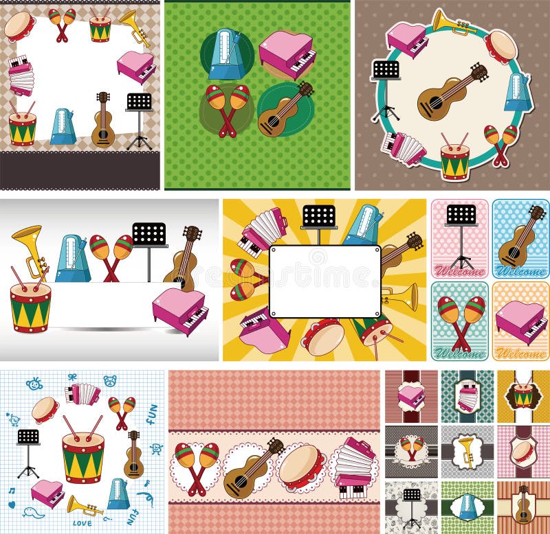 Musical Violin Frame Stock Illustrations – 763 Musical Violin Frame ...