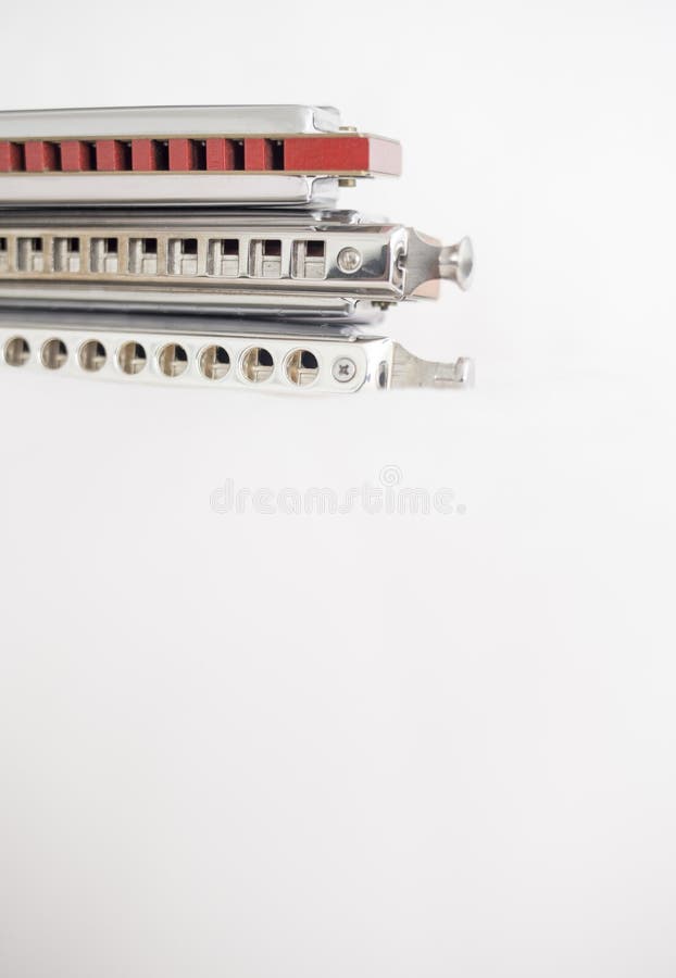 Chromatic And Diatonic Harmonicas Stock Image - Image of creativity ...