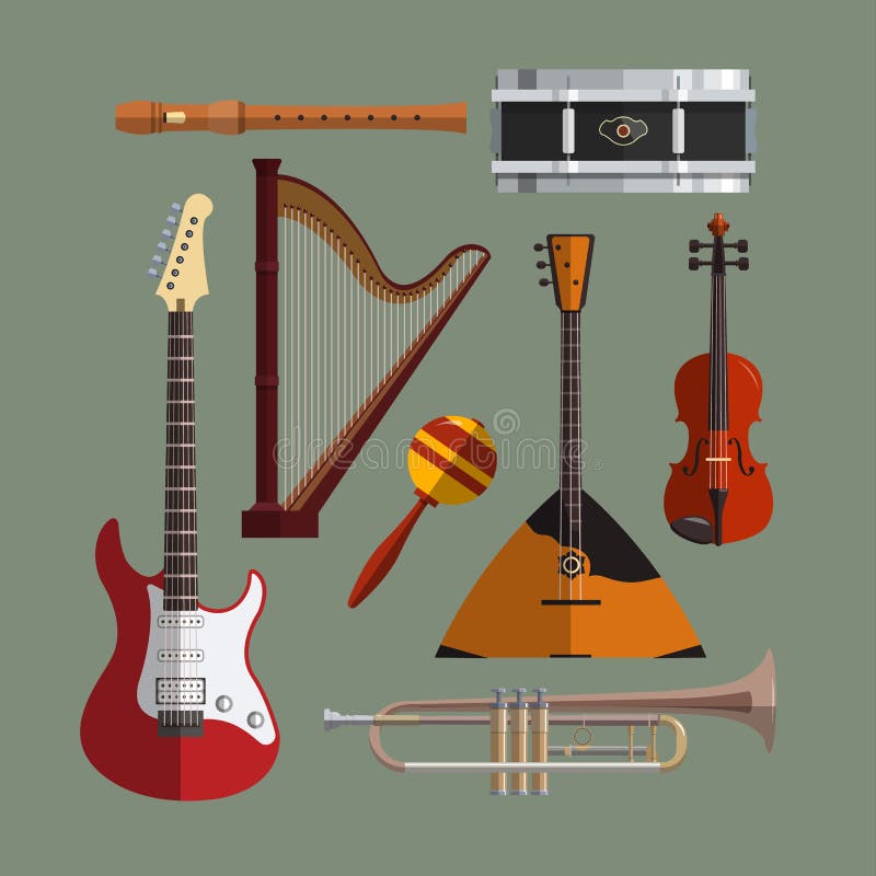 Collection of Music Vector 2 Stock Vector - Illustration of concert ...