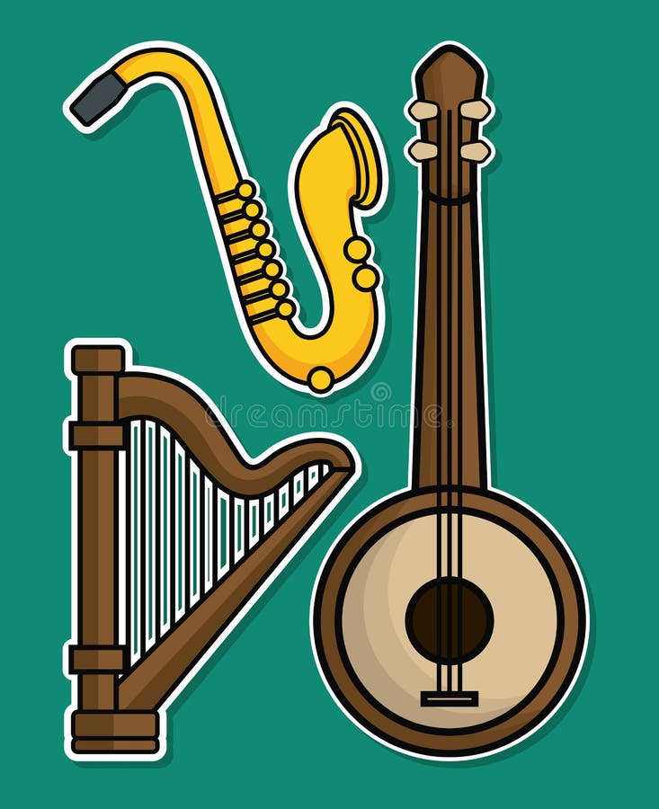 Saxophone Turquoise Stock Illustrations – 69 Saxophone Turquoise Stock ...