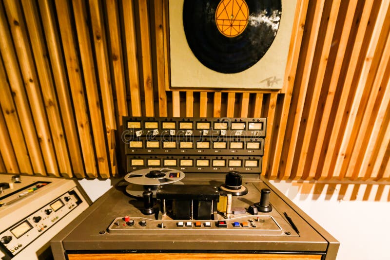 Musical Instruments in a Sound Recording Studio at Canada Boy Vinyl ...
