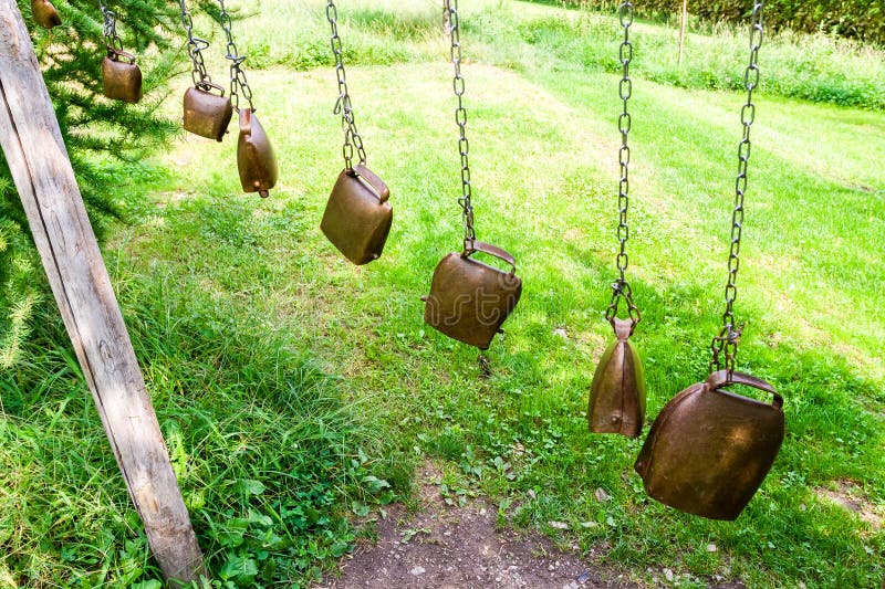 Bells stock image. Image of brown, musical, antique - 305871379