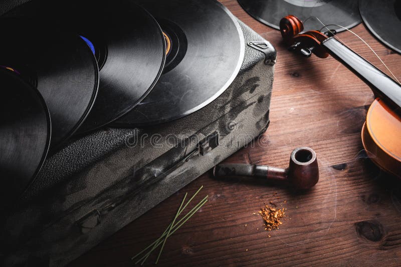 Musical Instruments and Old Objects Stock Photo - Image of incenso ...