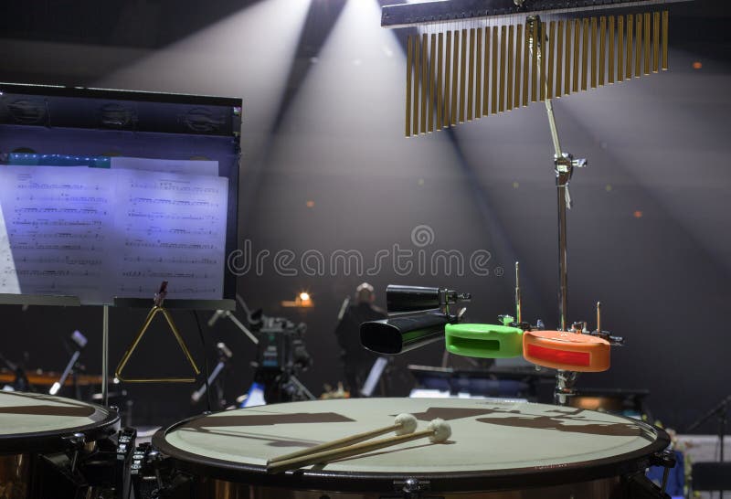 Musical instruments. stock photo. Image of amps, concert - 68790482