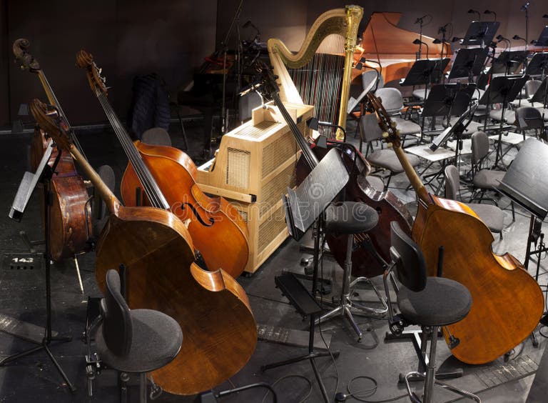 Musical instruments. stock photo. Image of konrabas, show - 68790672