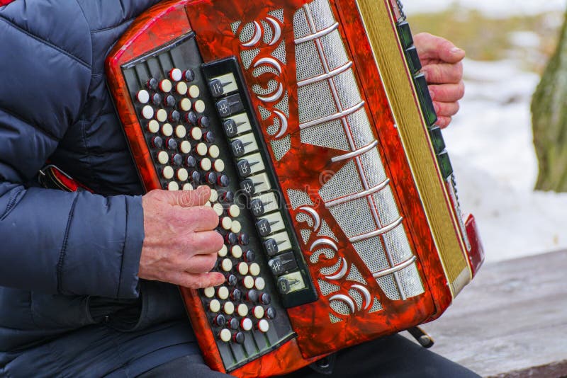 Musical Instruments. Orchestra Performance at the Festival Stock Photo ...