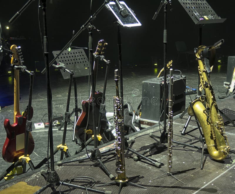 Jazz instruments stock photo. Image of noisy, jazz, rock - 1025756