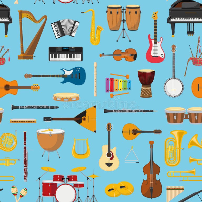 Instruments Pattern Background Stock Illustrations – 8,586 Instruments ...