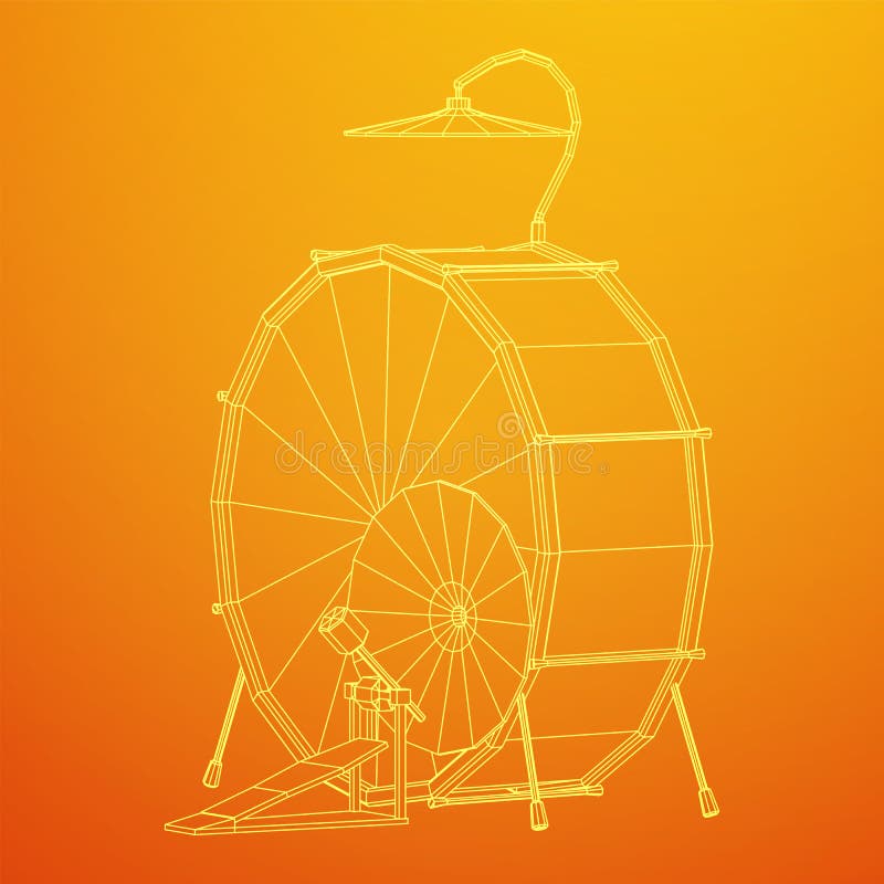 Musical Instruments Set. Rock Band Drum Kit Stock Vector - Illustration ...