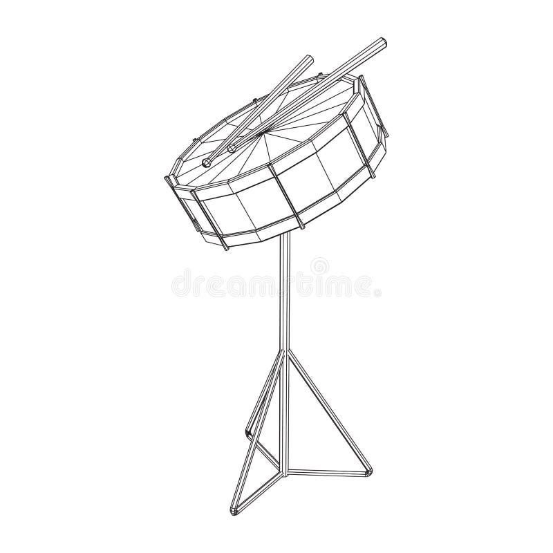 Musical Instruments Set. Rock Band Drum. Percussion Musical Instrument ...