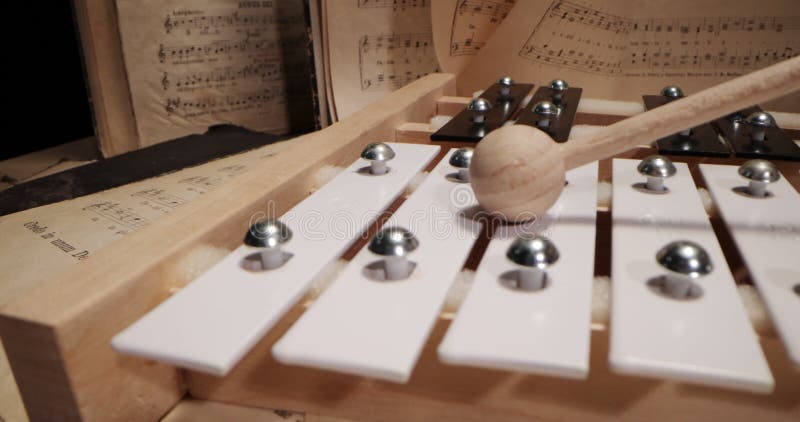 Musical Instruments with Sheet Music on Table. Music, Musical ...