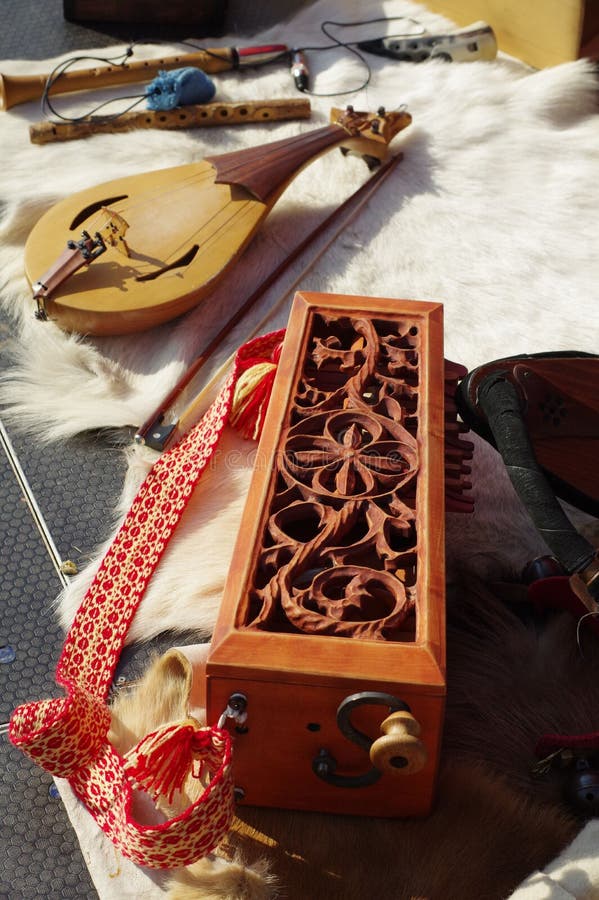 Ancient Woodwind Folk Instruments Stock Photo - Image of sound, craft ...