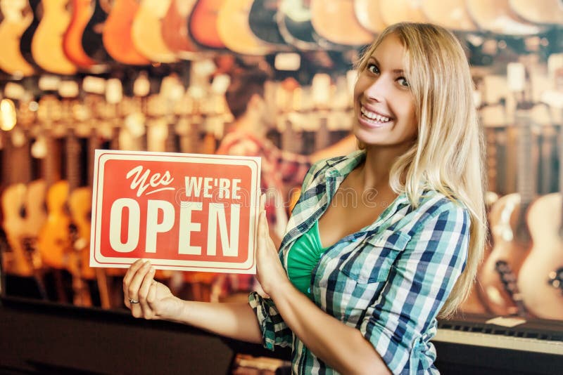 In the musical store stock image. Image of lifestyle - 78036667