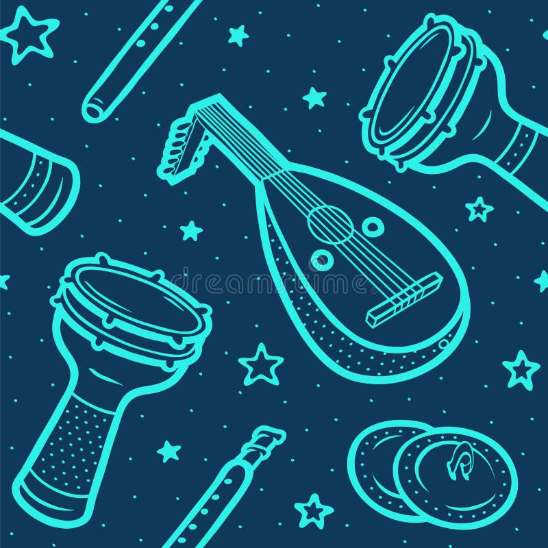 Turkish Musical Instrument Kemenche Stock Vector - Illustration of ...