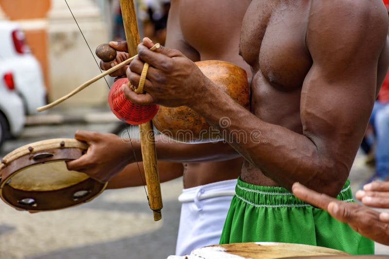 Musical Instruments Used during Capoeira Performance Stock Image ...