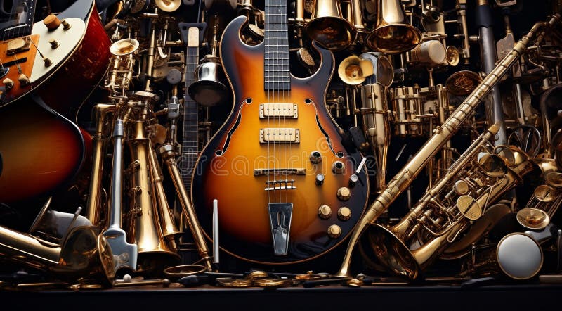 Musical Instruments, Musical Instruments Wallpaper, Abstract Music ...