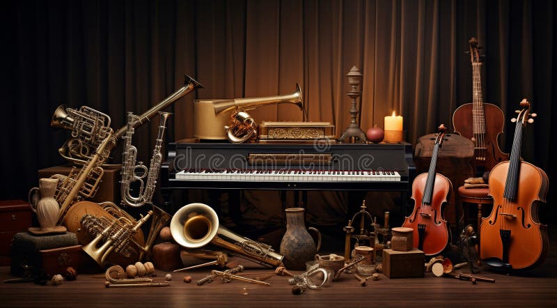 Musical Instruments, Musical Instruments Wallpaper, Abstract Music ...