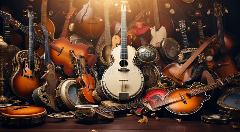 Musical Instruments, Musical Instruments Wallpaper, Abstract Music ...