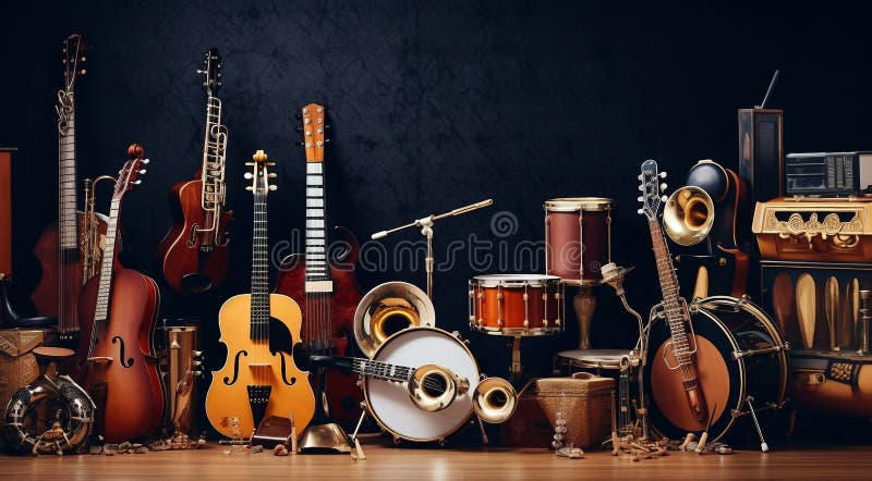 Musical Instruments, Musical Instruments Wallpaper, Abstract Music ...