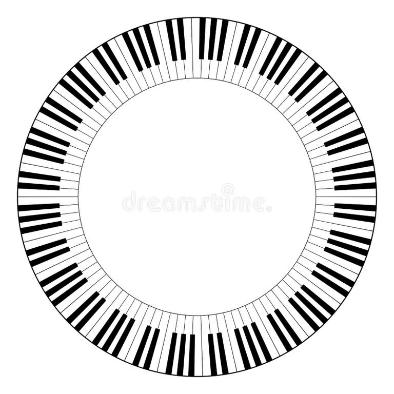 Piano Keyboard Border Stock Illustrations – 311 Piano Keyboard Border ...