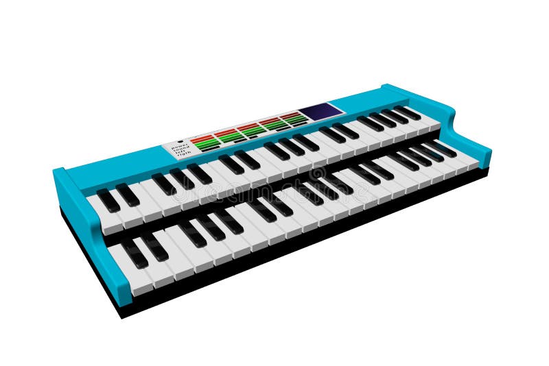 Musical keyboard stock illustration. Illustration of music - 85292269