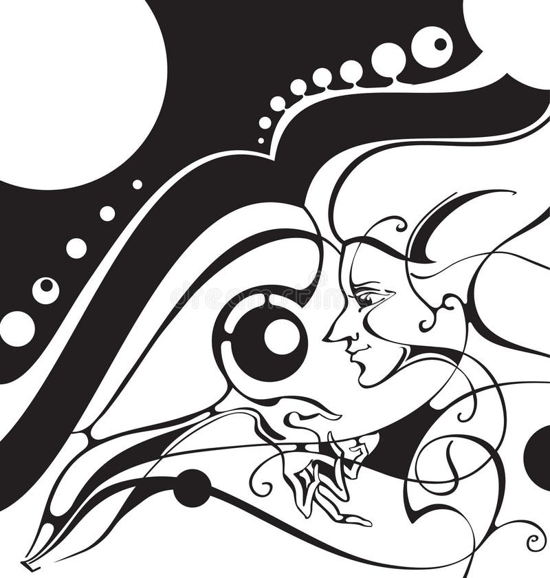 Music lady stock vector. Illustration of composer, festival - 5367436