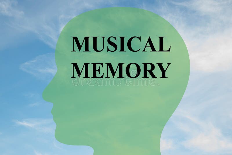 Musical Memory concept stock illustration. Illustration of idea - 88085289