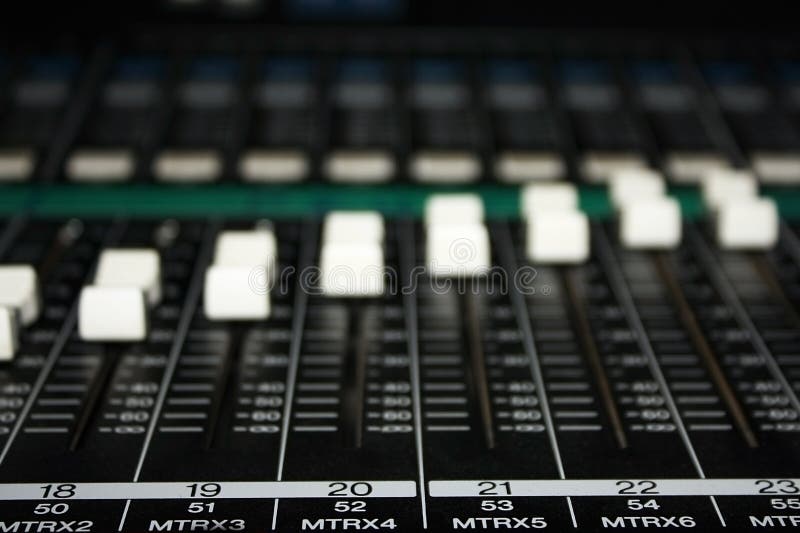 Musical mixer stock image. Image of computer, performance - 7968025