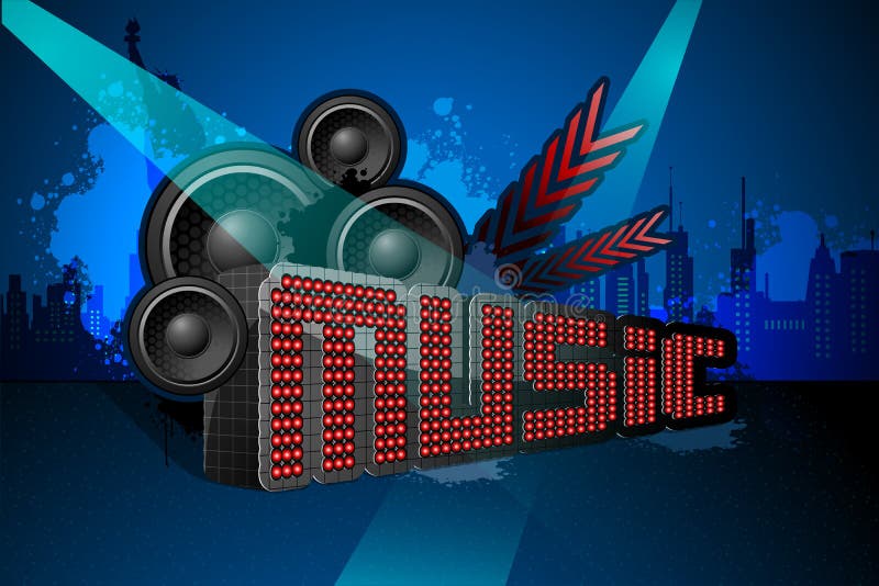 Musical Night stock illustration. Illustration of jazz - 20178679