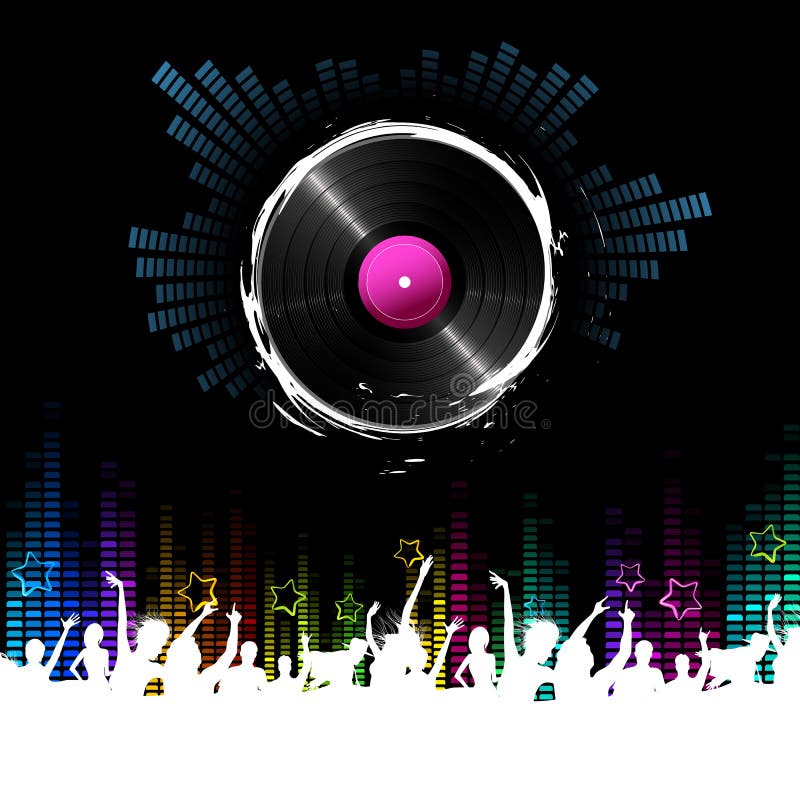 Musical Night stock vector. Illustration of musical, background - 24841956