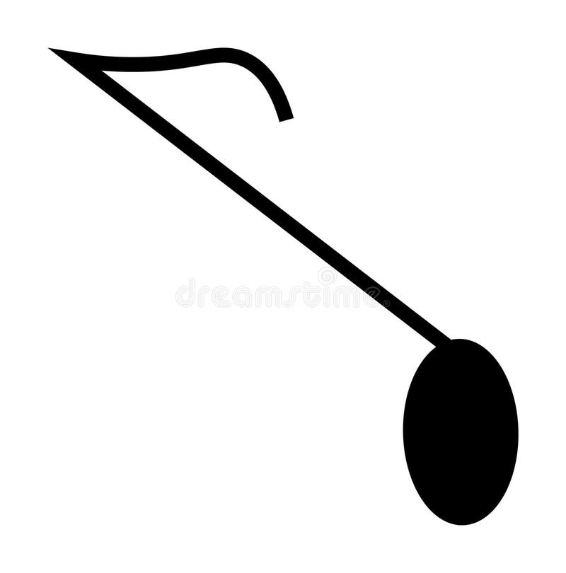 Musical Notation Eighth Note Vector, Symbolizing Rhythm and Melody in ...