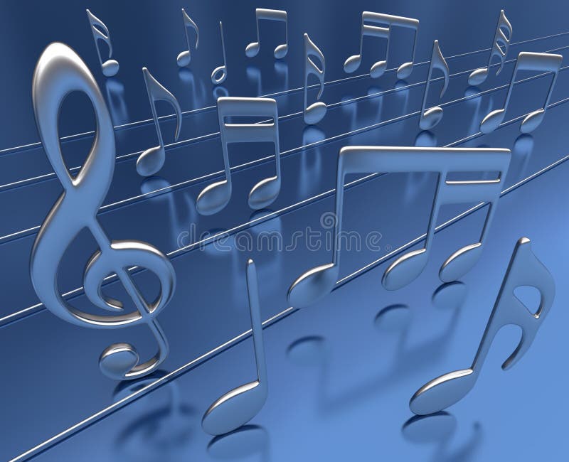 Musical Note stock illustration. Illustration of digital - 4547484