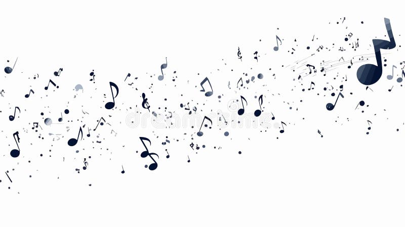 Musical Note Disc Illustration for Background Music, Creative ...