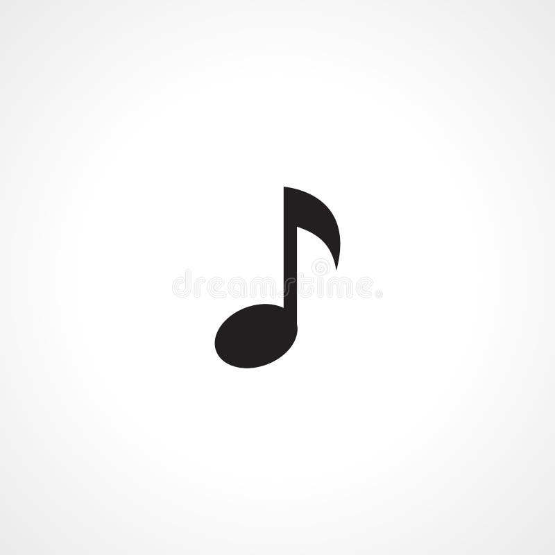 Musical Note Icon. Musical Note Vector Icon. Musical Note Isolated Icon ...
