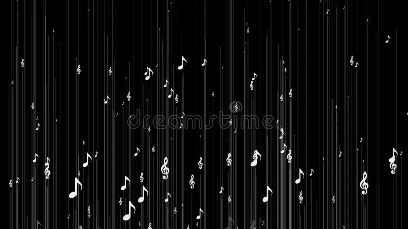 Musical Note Particle Gradation Animation Motion Graphics Stock Footage ...