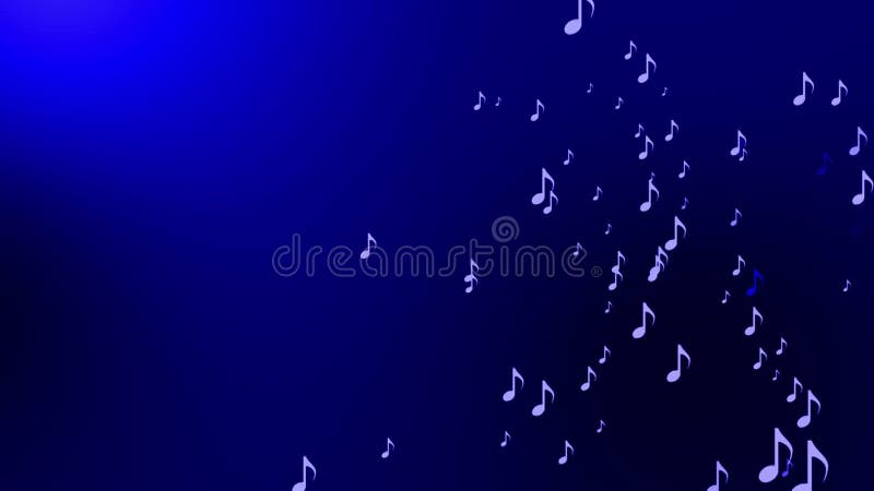 Musical Note Particle Gradation Animation Motion Graphics Stock Video ...