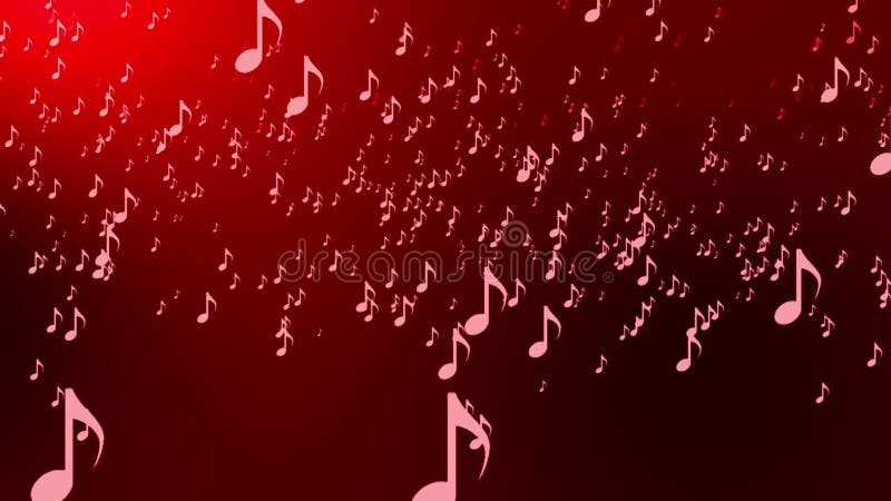 Musical Note Particle Gradation Animation Motion Graphics Stock Footage ...