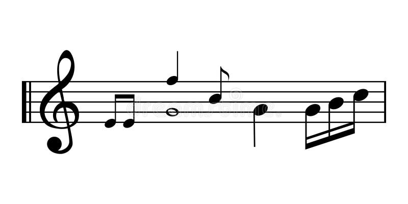 Music Note Seamless Pattern. Melody Symbols Stock Illustration ...