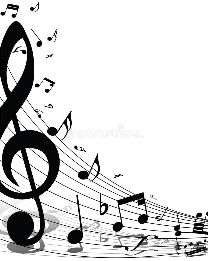 Musical note staff stock vector. Illustration of artistic - 140657768