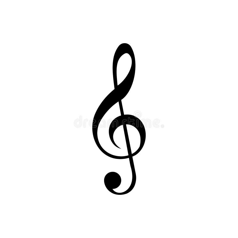 Musical Note Symbol Melody Sign Music Icon Vector Template. Music Sign ...