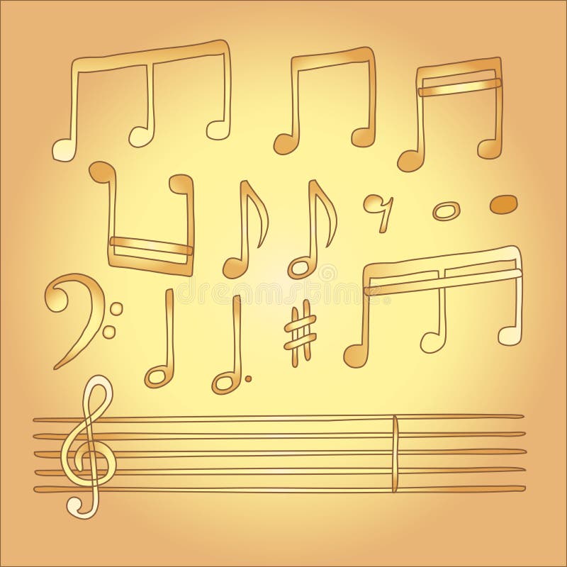 Musical Note Vector Children Style Stock Illustrations – 188 Musical ...