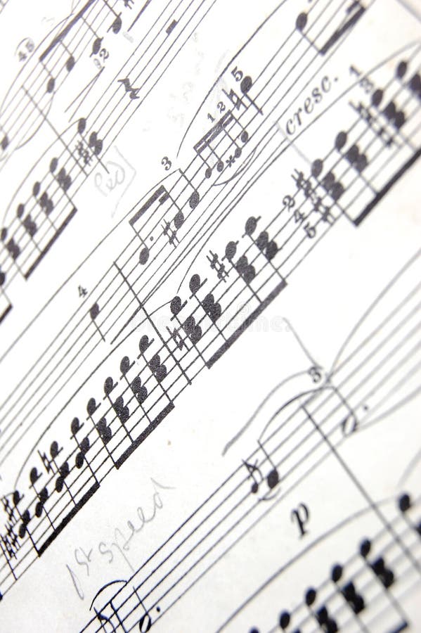 Musical notes stock image. Image of sheet, orchestra - 10619489