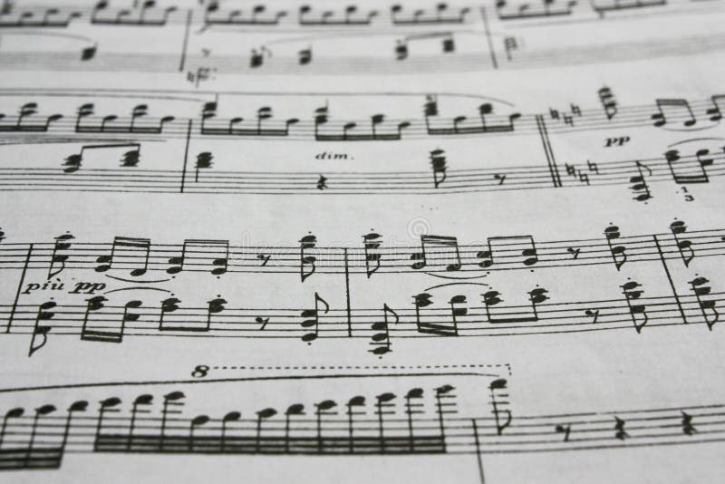 Musical notes stock photo. Image of instrument, graphic - 11399398